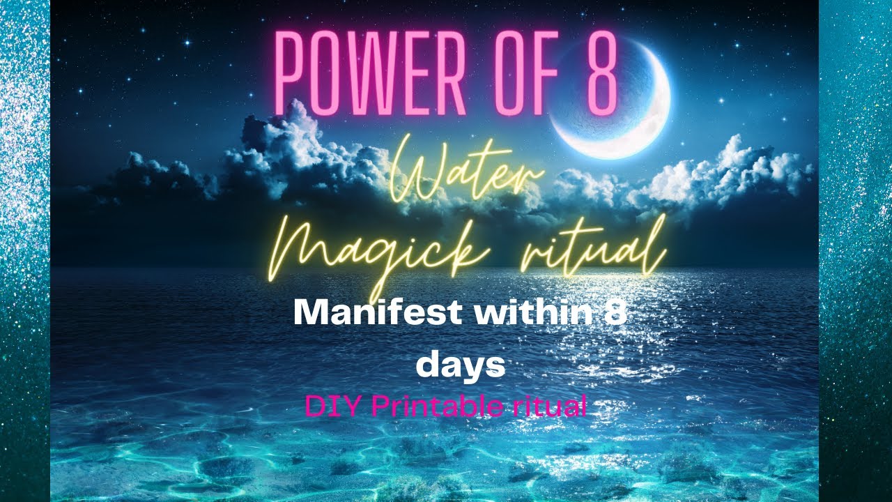 water 💧 magick, water manifesting, Miracle Manifesting, water magic ...