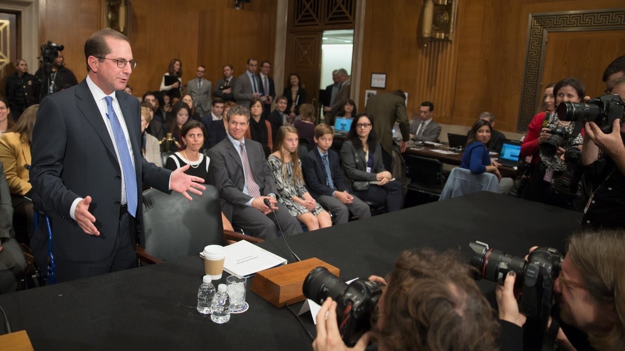 Alex Azar testifies before Senate HELP committee - YouTube