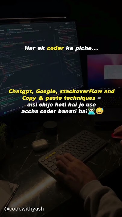 Behind Every Developer There Is Chat Gpt Stack Overflow ️🔥codewithyash Coding Javascript 