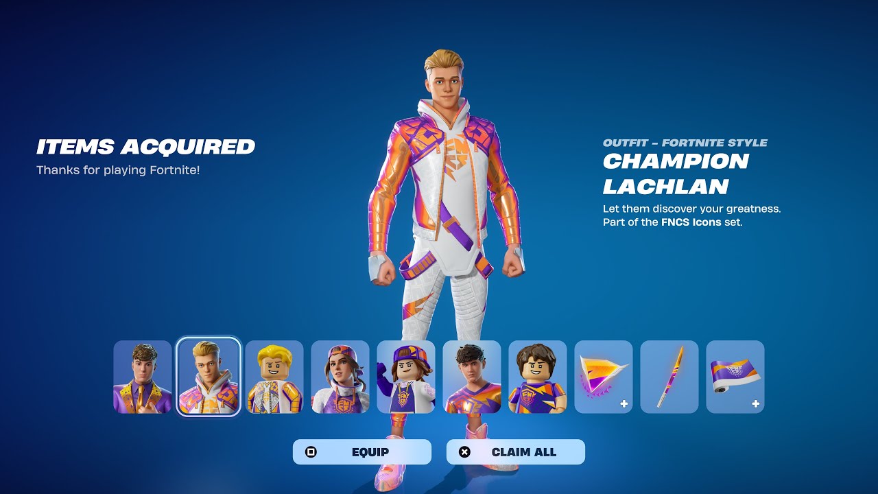 How Many Points Do You Need To Get FNCS Champion Lachlan Skin in ...