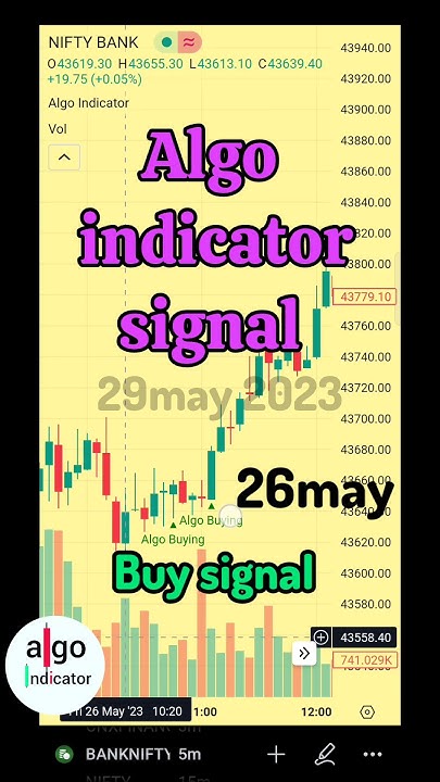 29 may 2023 live trading with best Algo indicator #indicator # ...