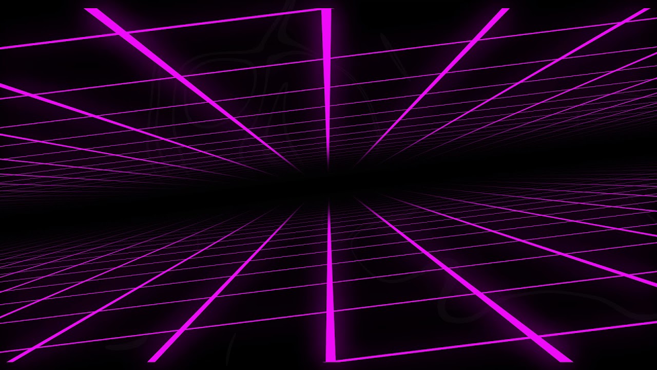 Synthwave Double Grid No Copyright Loop Animation [1080p, 60 fps] - YouTube