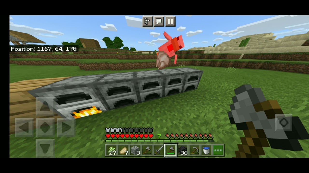 I started the strip mining in minecraft - YouTube