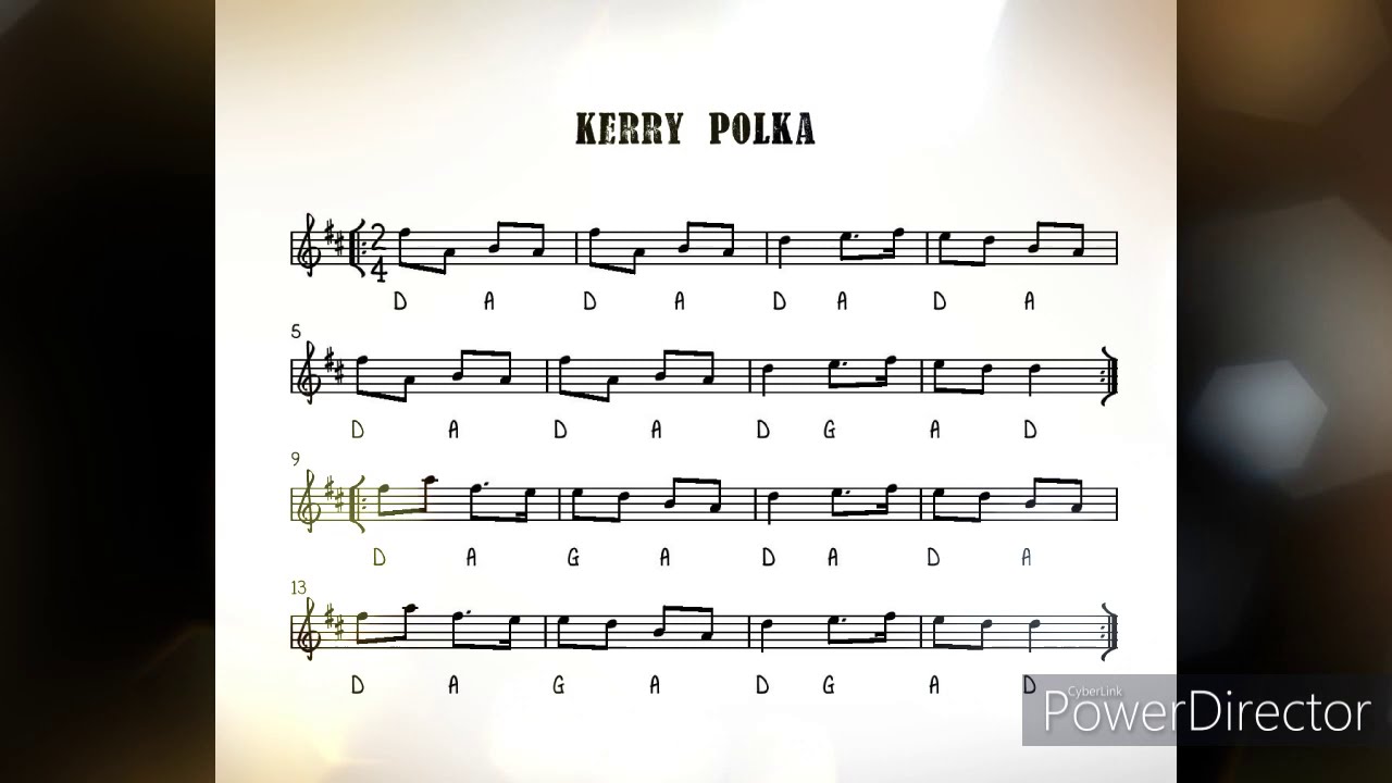 Kerry Polka | Accordion and tin whistle - YouTube