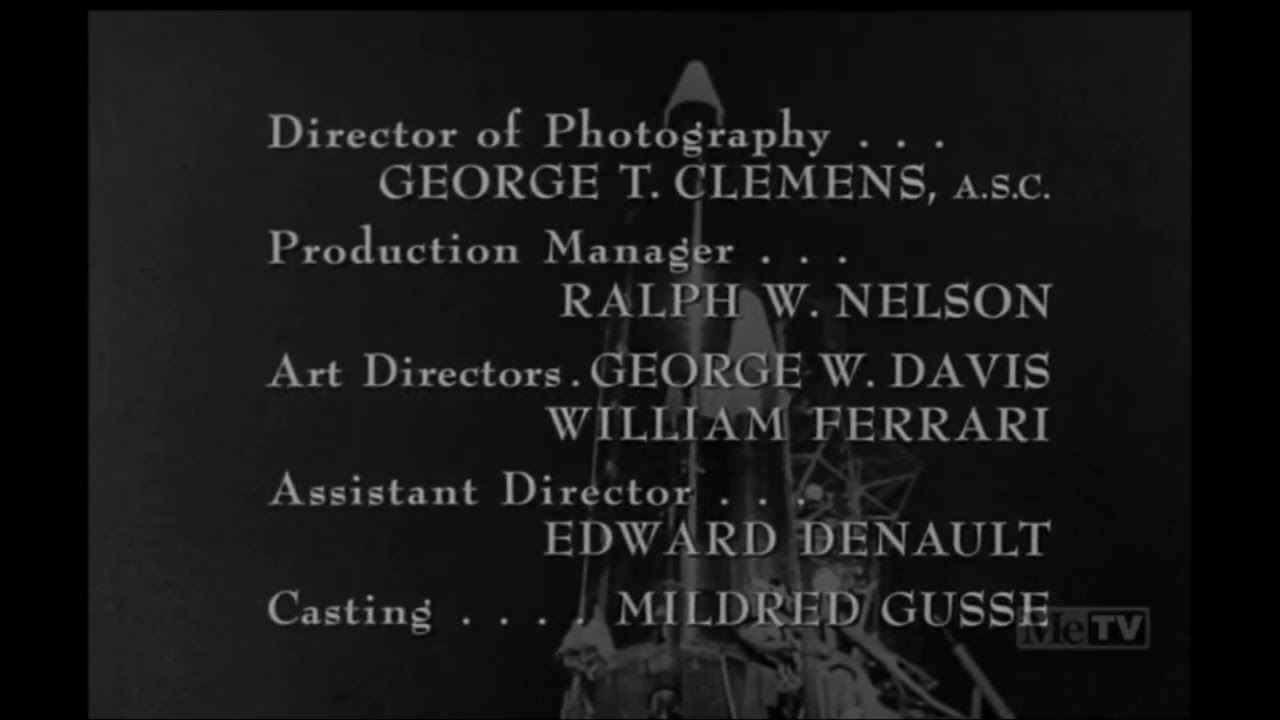 The Twilight Zone Closing Credits (March 25, 1960) - YouTube