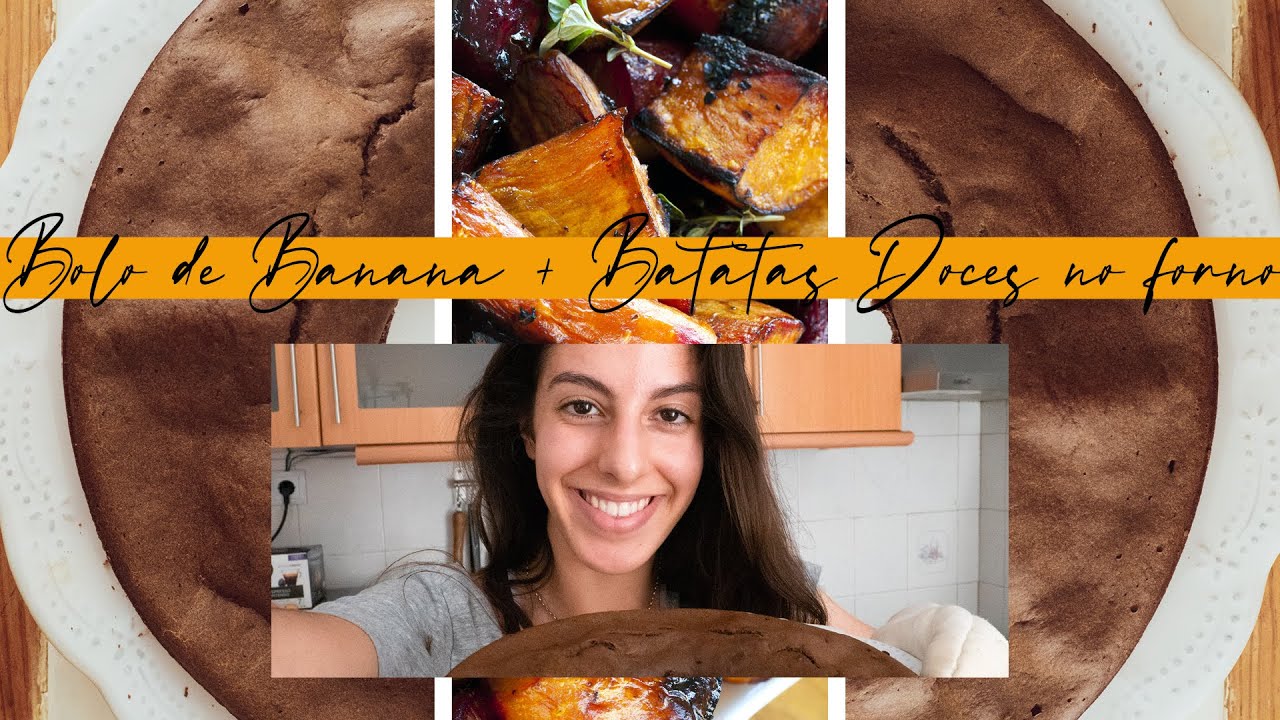 Bora cozinhar? (bolo de banana + batatas doces assadas) | Margarida ...