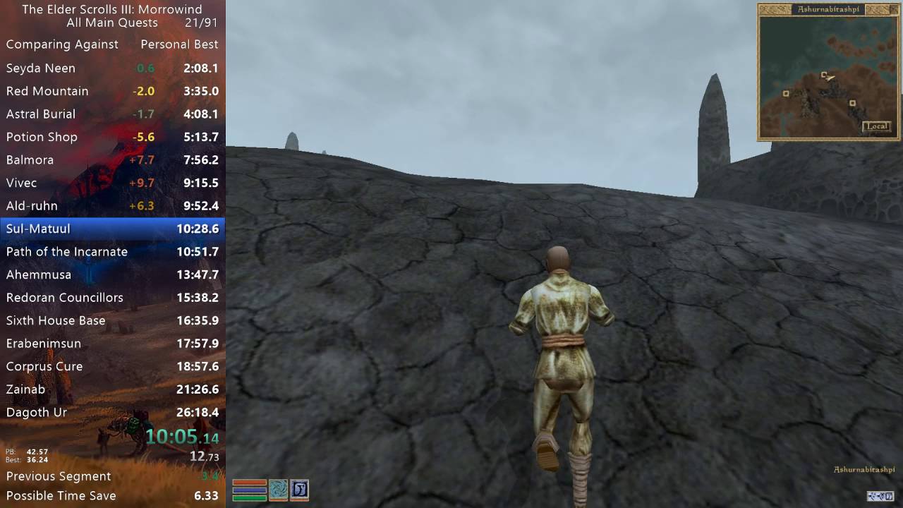 The Elder Scrolls III: Morrowind - All Main Quests in 25:49 - YouTube
