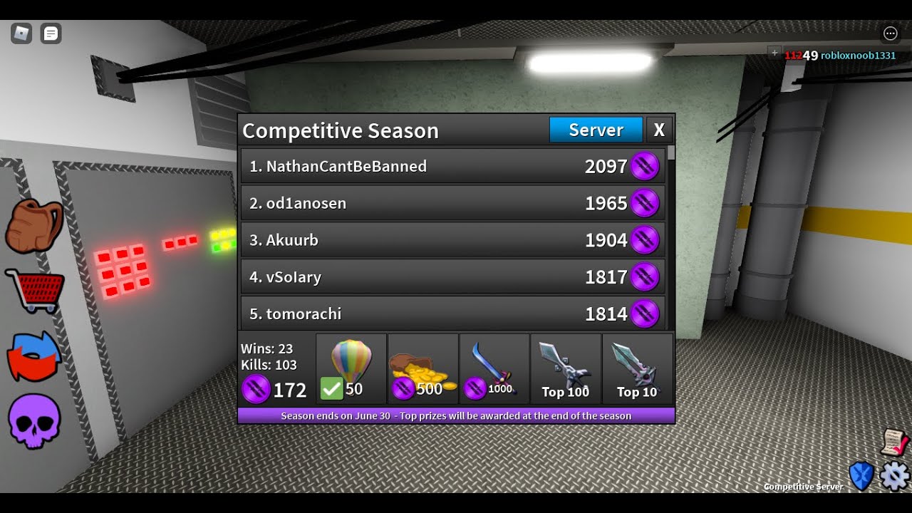 New Roblox Assassin comp season! *Cool new prizes!* - YouTube