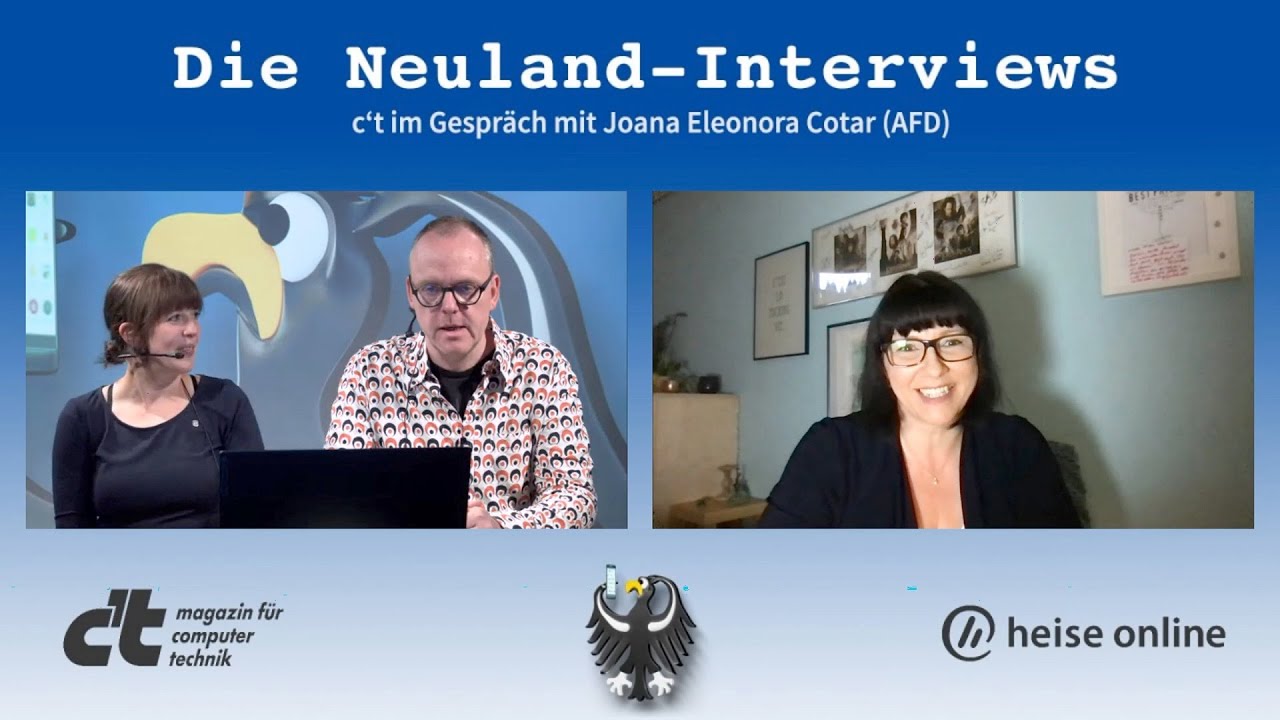 Die Neuland-Interviews 2021 | Im Gespräch mit Joana Cotar (AfD) - YouTube