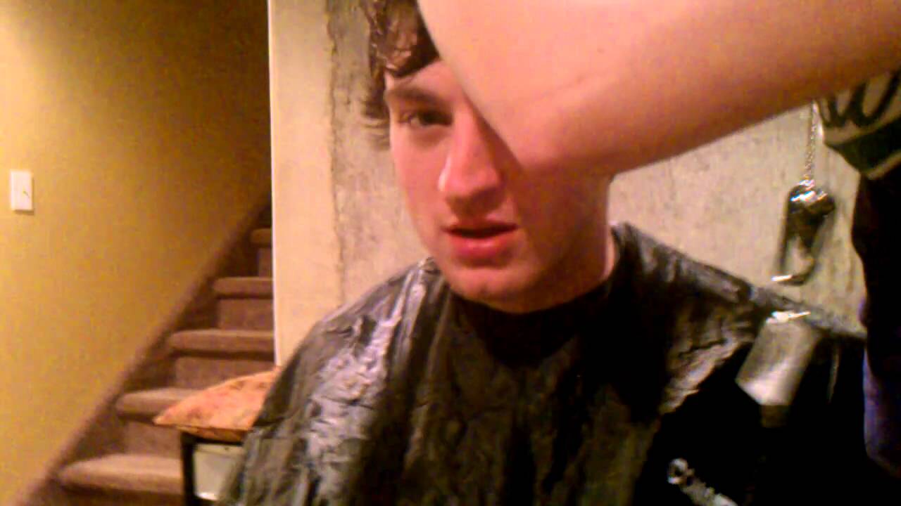 Trash bag haircut - YouTube