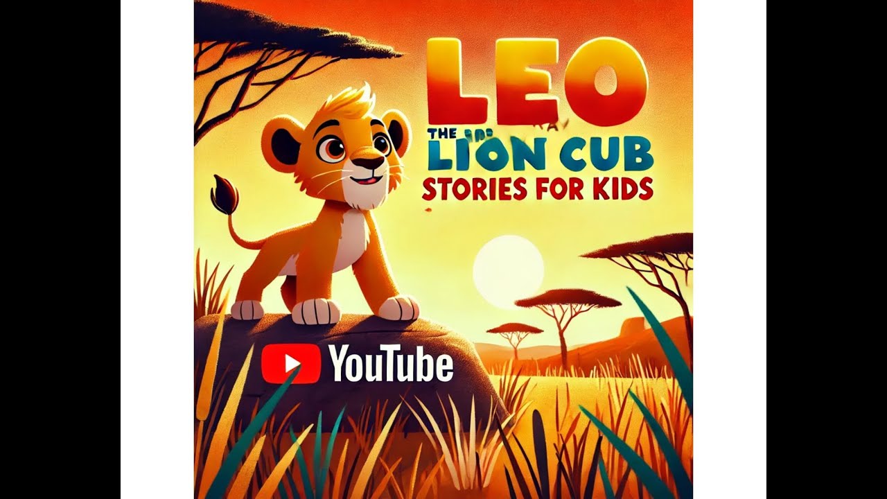 "Leo the Brave Lion Cub | Inspirational Stories for Kids | 4K Adventure ...