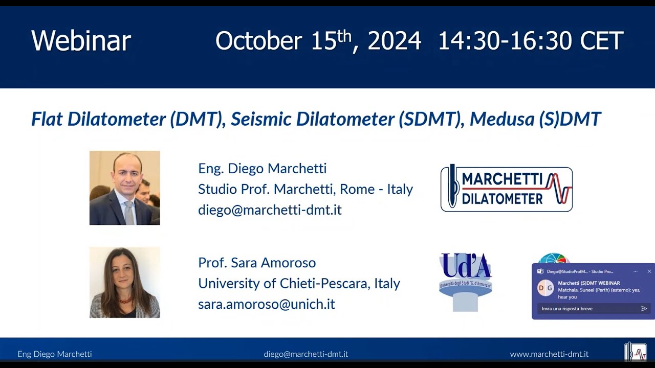 Marchetti SDMT WEBINAR PART 1 Diego Marchetti 20241015 143229 Registrazione della riunione - YouTube