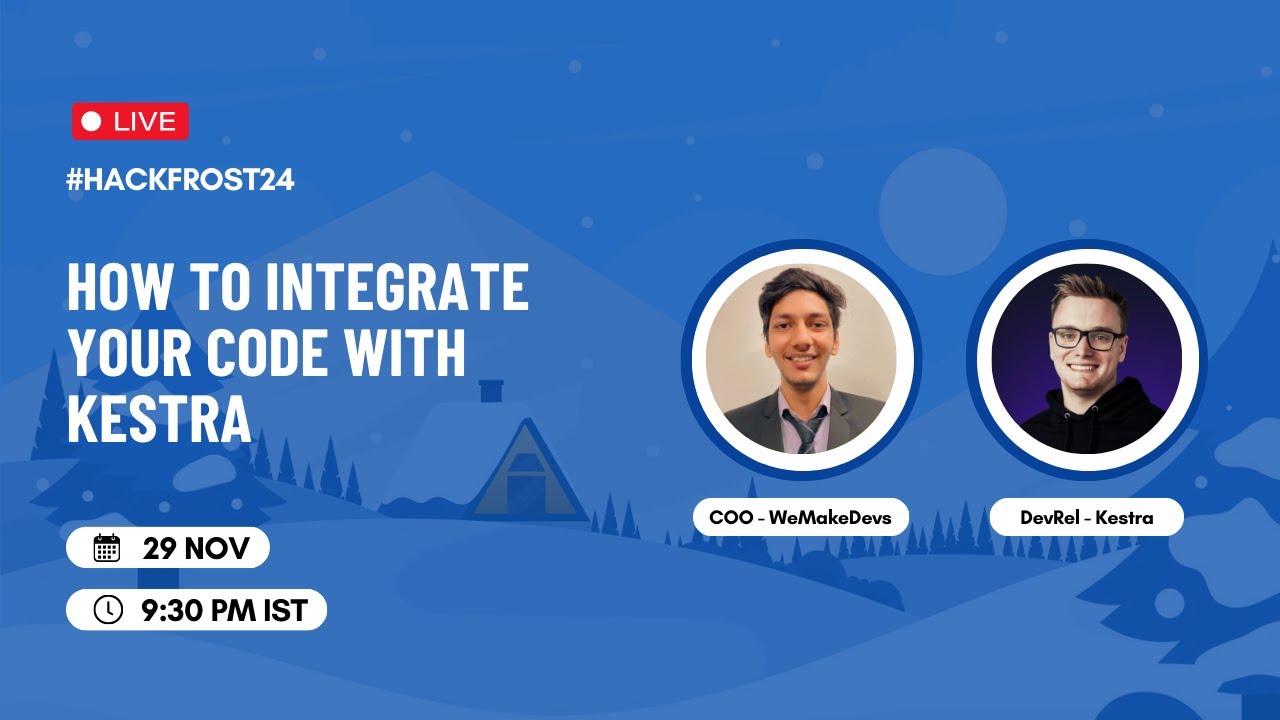 How to Integrate your Code with Kestra - YouTube