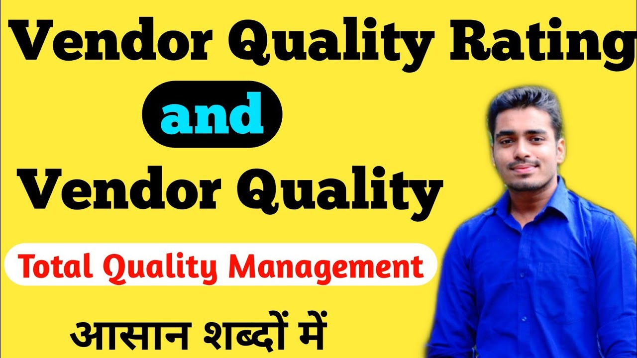 { VQR } Vendor Quality Rating | Vendor Rating | Quality Control ...