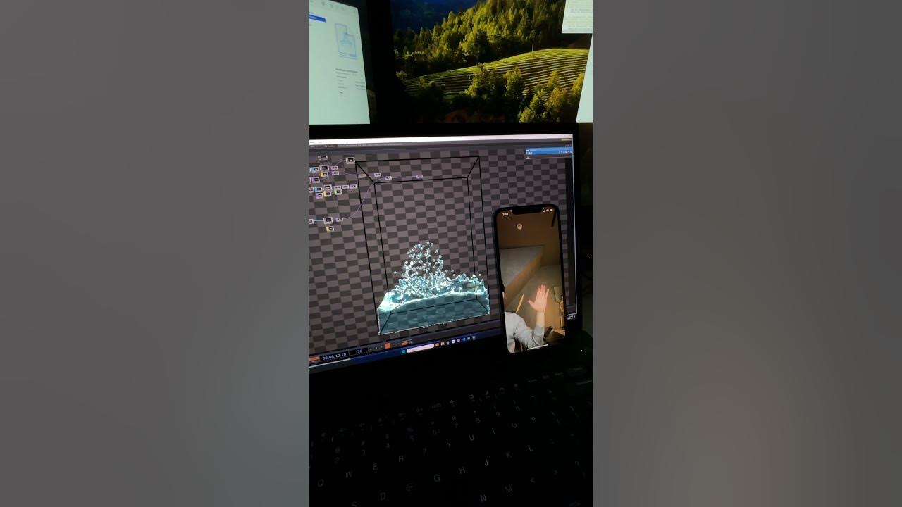 Real-time Wave with TouchDesigner and iPhone - YouTube