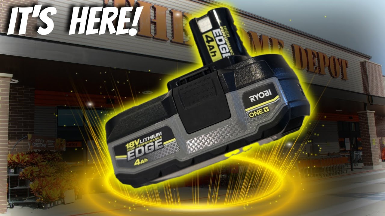THE RYOBI EDGE BATTERY is NOW AVAILABLE at HOME DEPOT! Exclusive Info ...