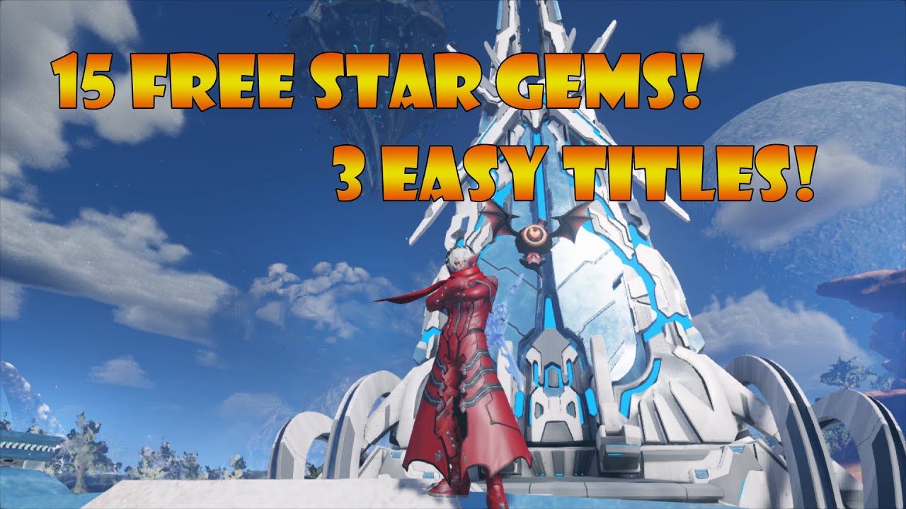 PSO2:NGS 3 Easy Titles in Central City! 15 Free SG - YouTube