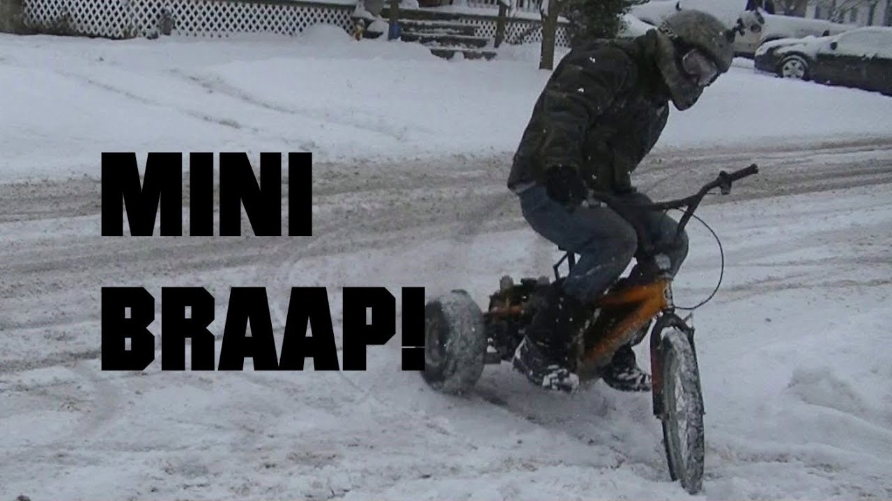 2015 Snow Trike Drifting - YouTube