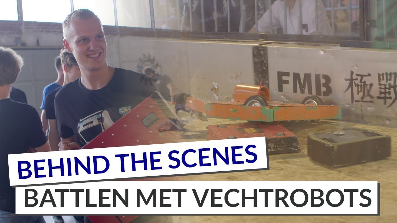Robots slopen met Dirk en Mastermilo | Behind the Scenes op Indi Robot ...