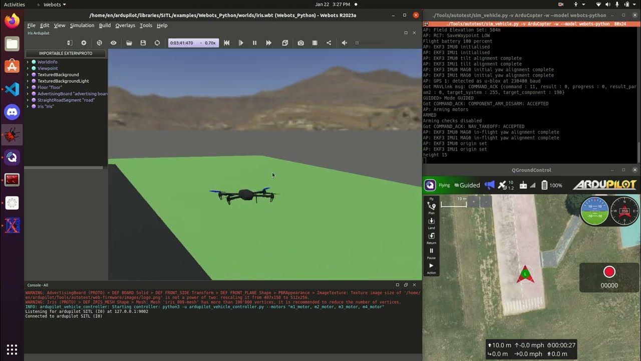 Webots x ArduPilot Introduction - YouTube