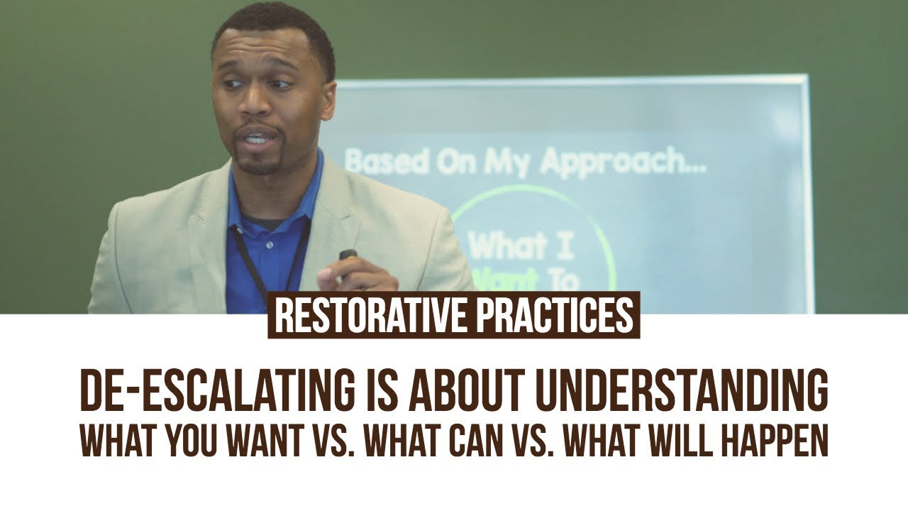 De-escalating Is About Understanding What You Want vs. What Can Happen ...
