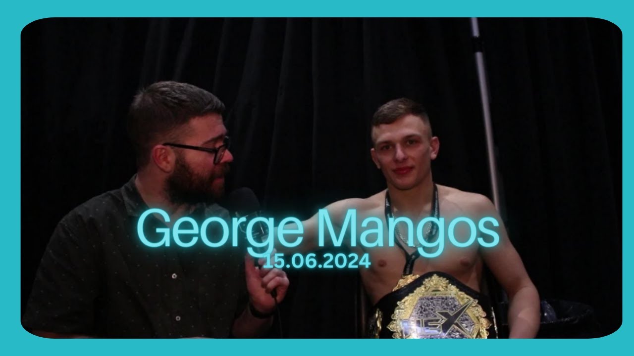 George Mangos post fight Hex 31 - capturing the title, Justin Van ...