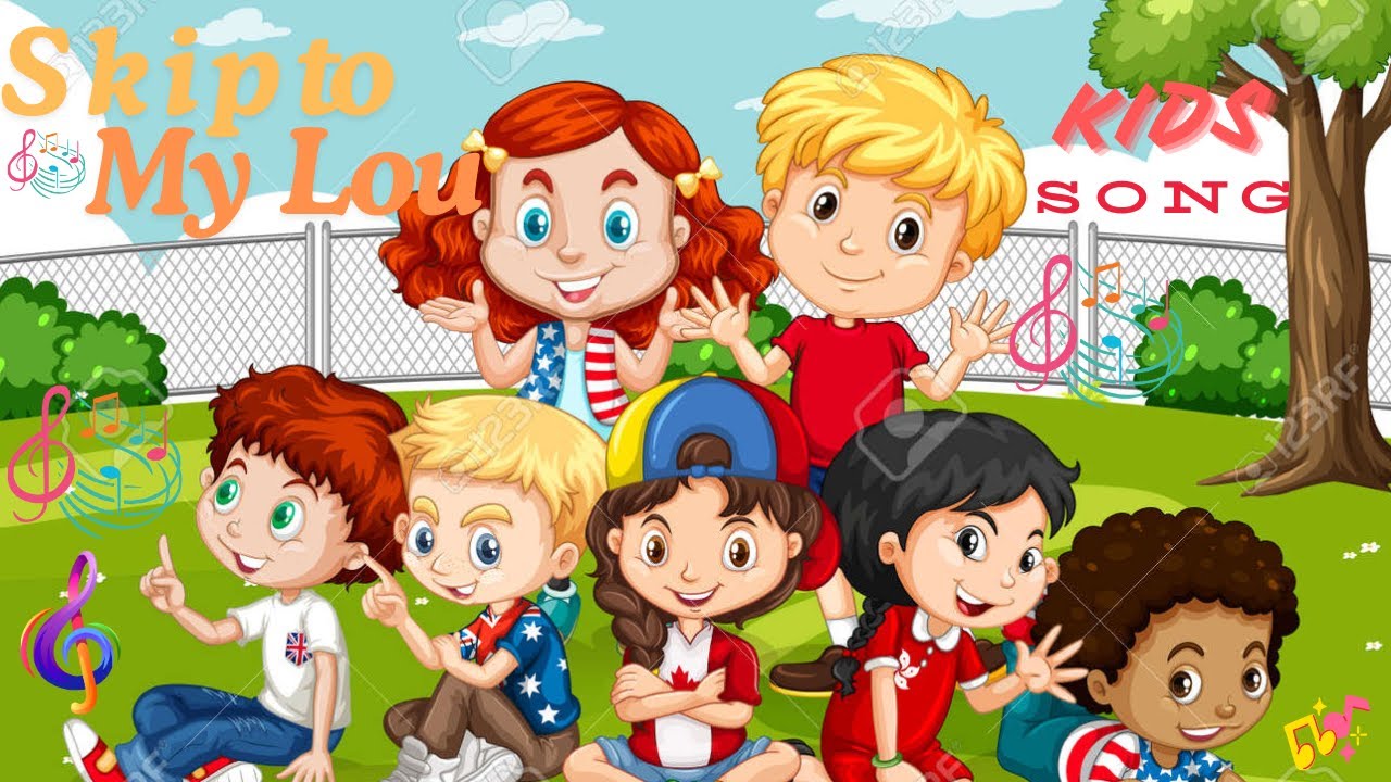 Skip To My Lou | Nursery Rhymes & Kids Songs | Action Song | Sing A ...