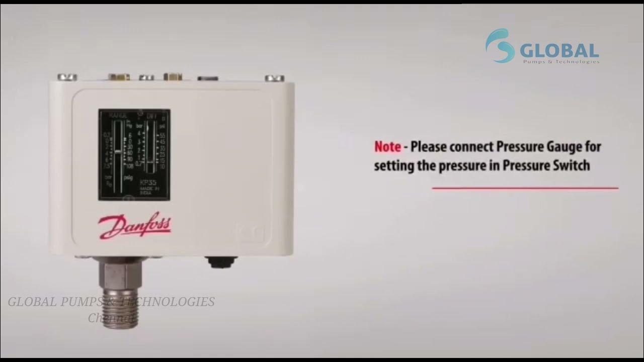 How to adjust Danfoss Pressure Switch KP 35 in Pressure Booster Pumps?| Pressure Switch ...