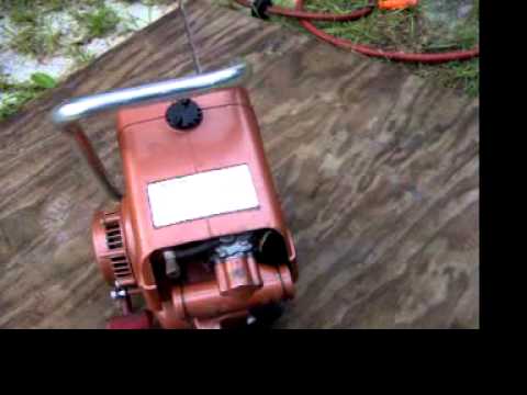Wright Bar Saw Revving - YouTube