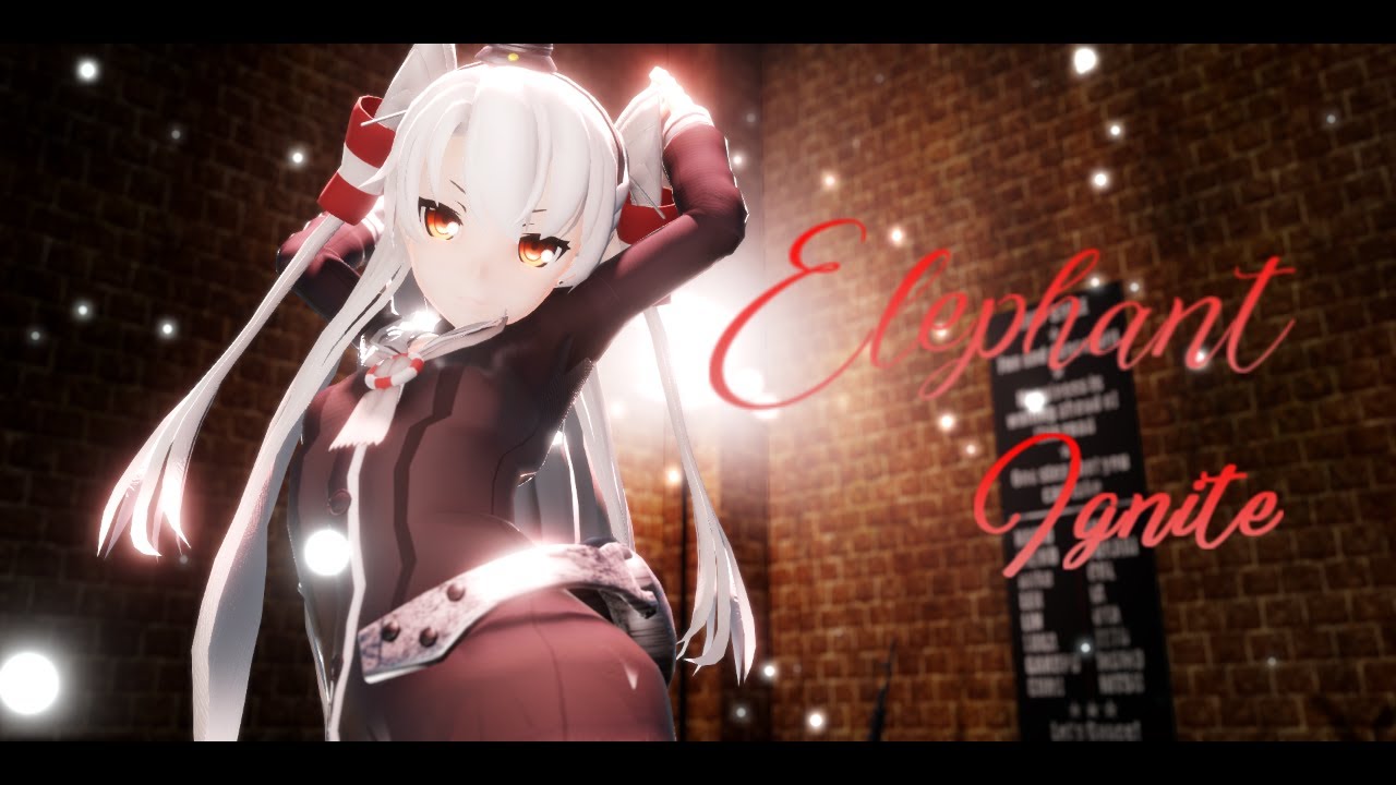 【天津風】 Elephant(ignite) 【MMD艦これ】4K60fps - YouTube