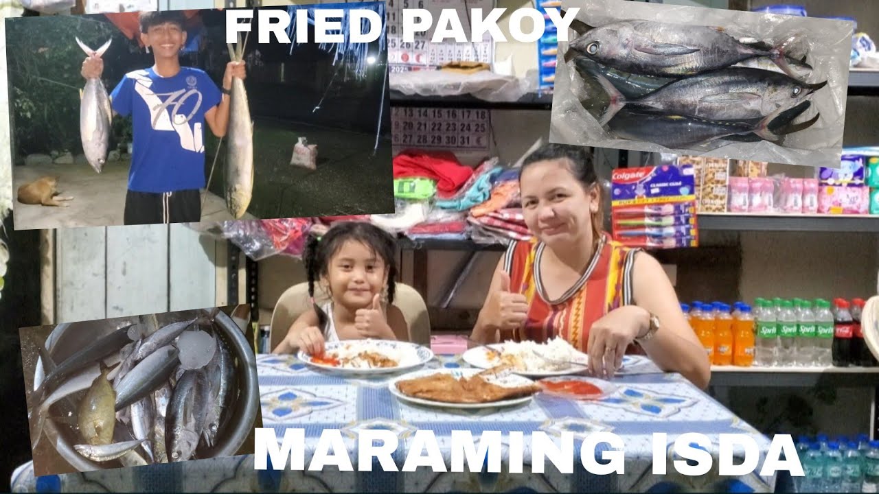 DUMATING NA SI RJ MARAMING DALANG ISDA NAGLUTO AKO NG FRIED PAKOY - YouTube