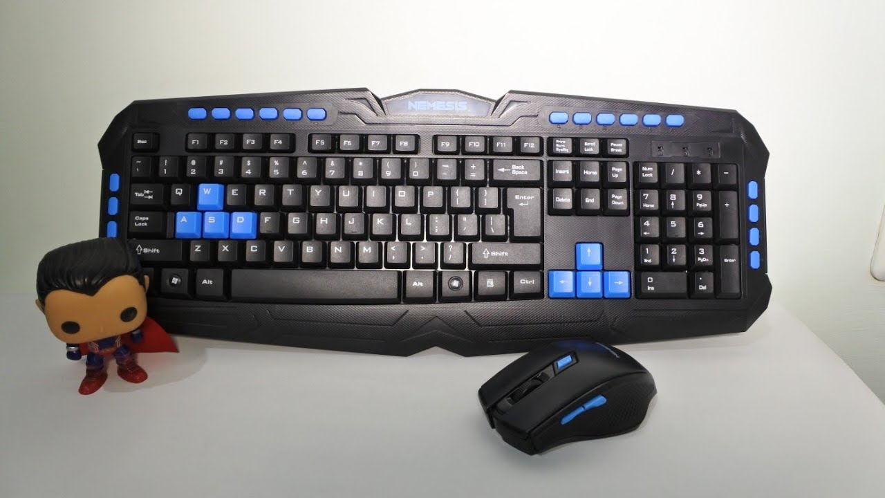 NYK GLADIATOR WS 500: KEYBOARD + MOUSE GAMING WIRELESS - YouTube
