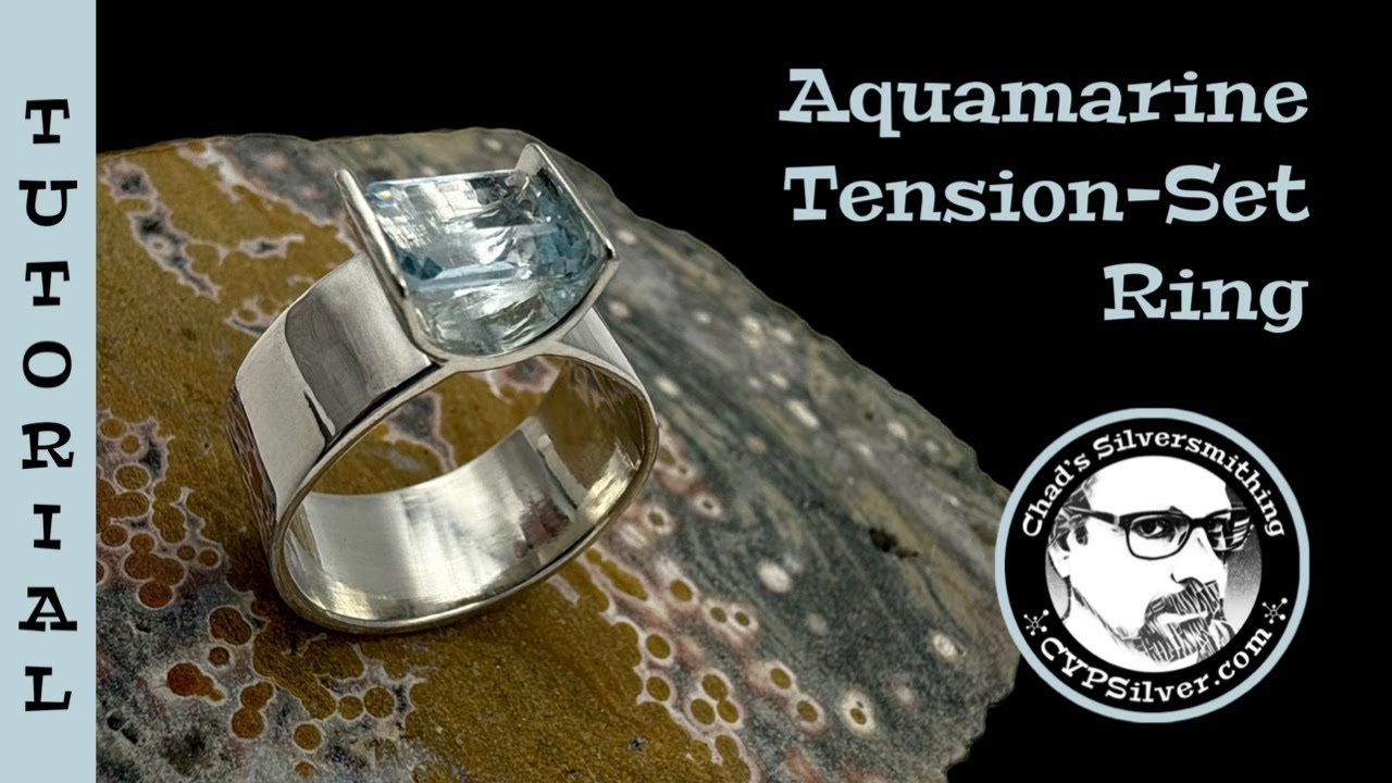 Build a Tension Setting for a Faceted Stone: A Silversmithing Tutorial - YouTube
