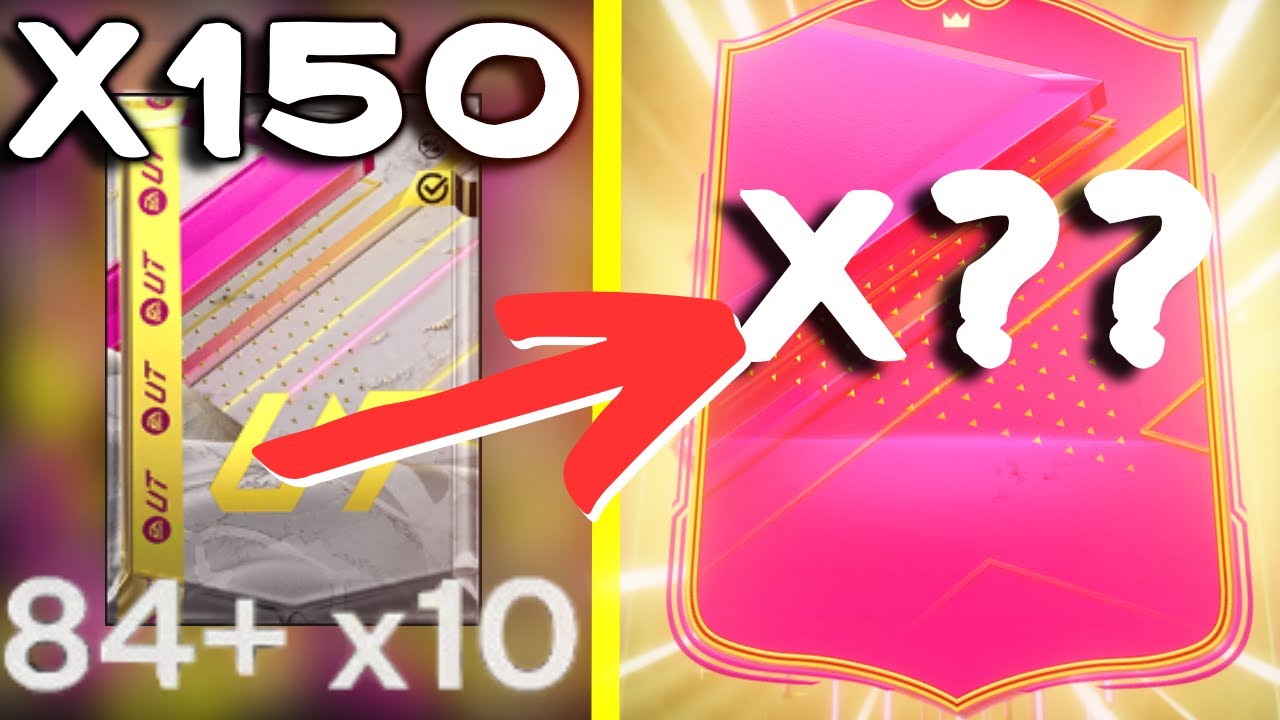 How many FUTTIES can 150 84x10 PACKS give me?!?! - YouTube