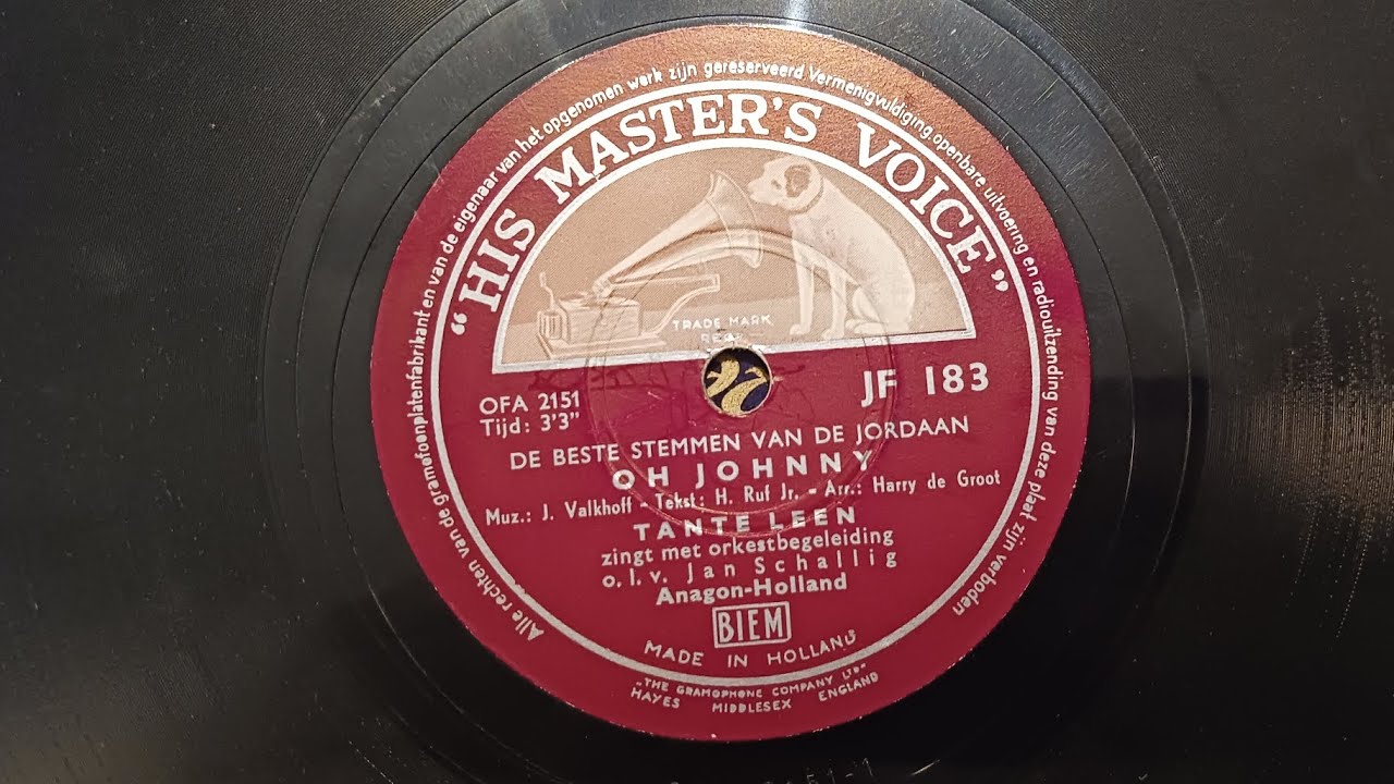 "Oh Johnny" by Tante Leen 1956 (Dutch Jazz Waltz) - YouTube