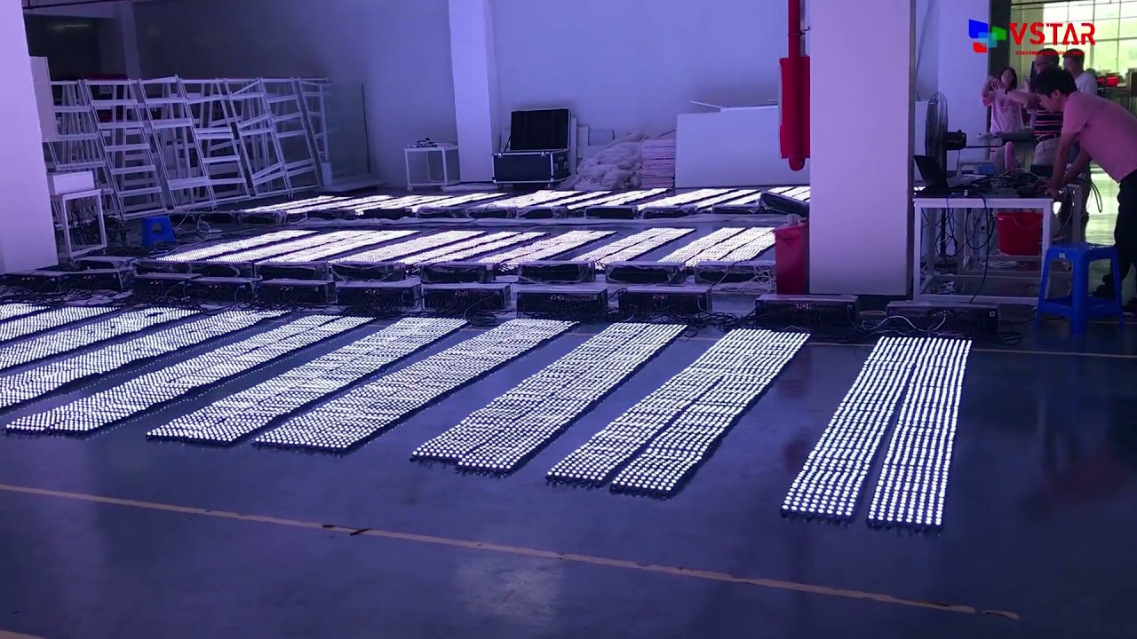 LED Mesh Screen | Flexible LED Screen | Transparent LED Curtain - VSTAR ...