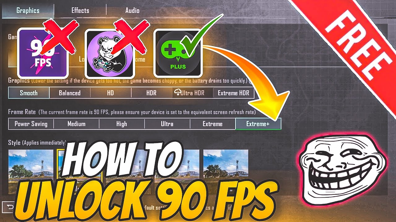 120 & 90 fps best gfx tool for bgmi| unlock 90 fps in low device| 90 ...