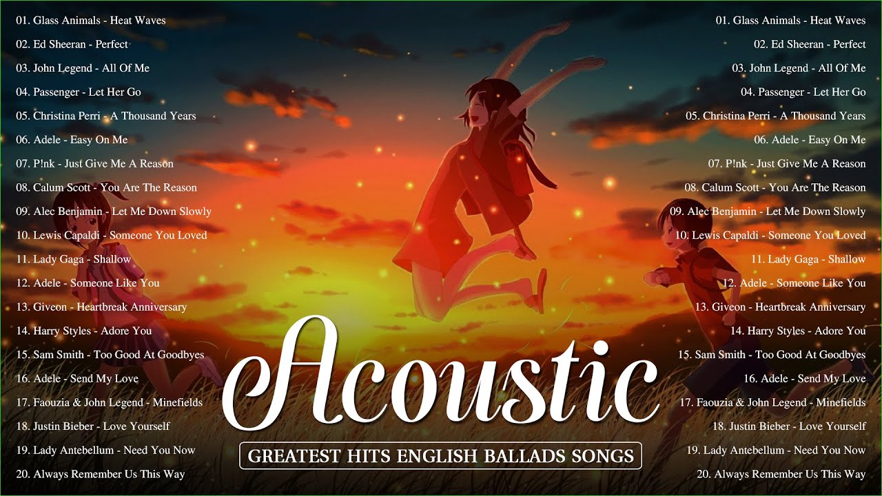 Acoustic Ballads | Greatest Hits English Ballads Songs 2022 - YouTube