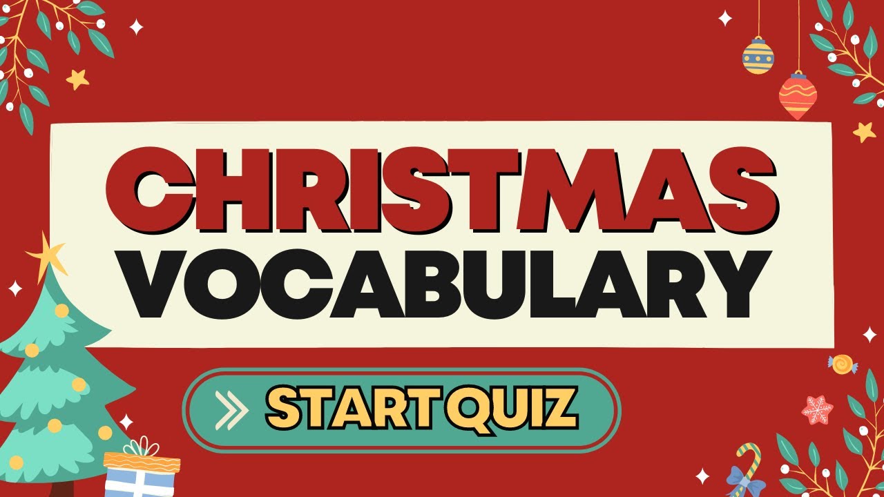 Christmas Vocabulary in English | Vocabulary Quiz - YouTube