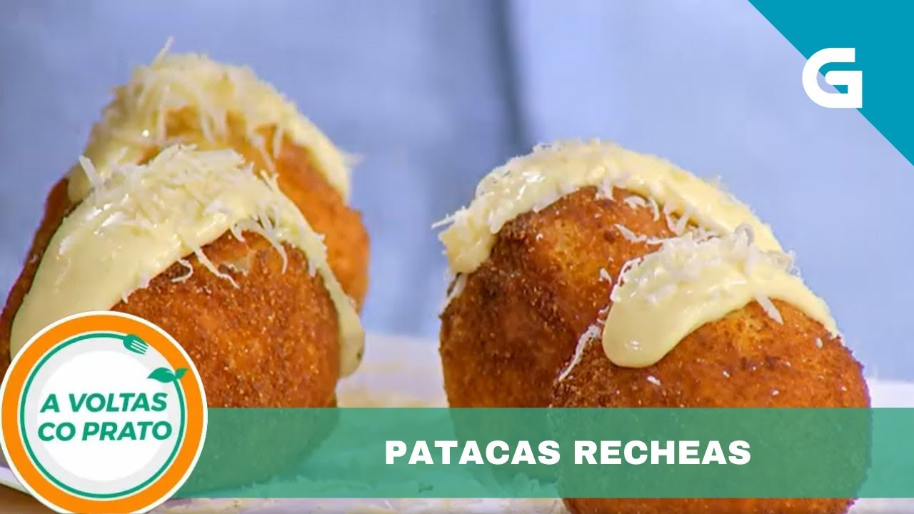 Receitas de patacas recheas de chourizo, xamón e queixo e de xamón e ...