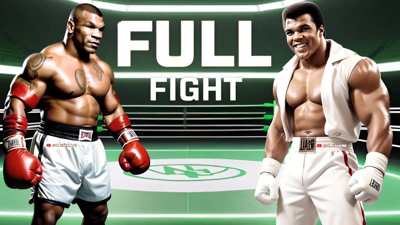 EPIC BATTLE - Mike Tyson vs Muhammad Ali - Boxing vs Wrestling - July ...
