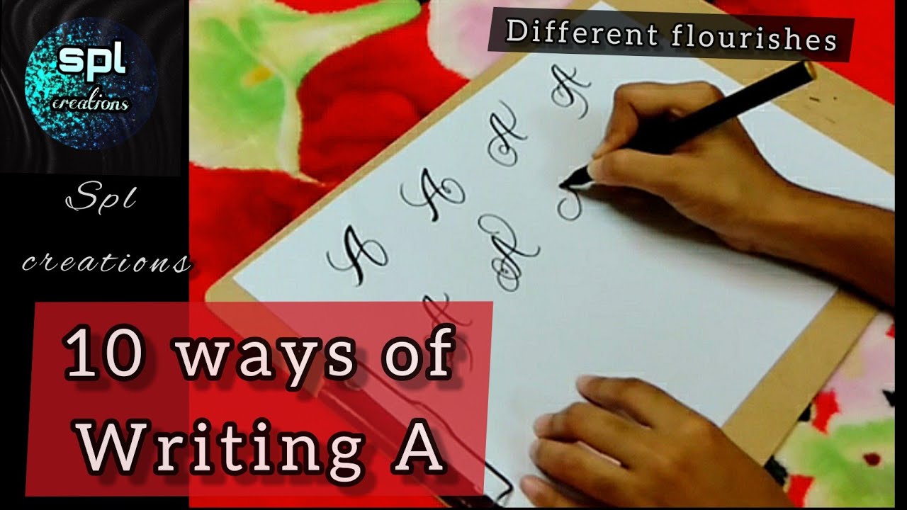 Different styles of writing A/calligraphy alphabet A/calligraphy for ...