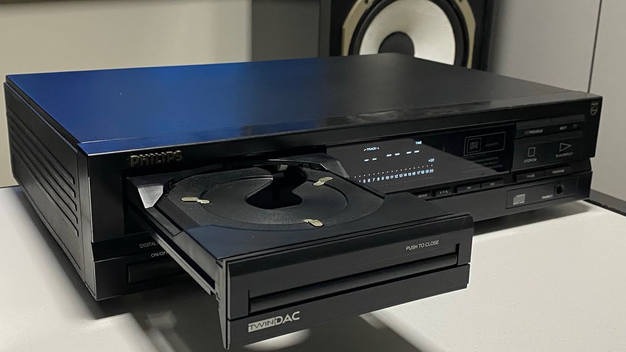 CD Player PHILIPS model CD610 - conservação raríssima - YouTube