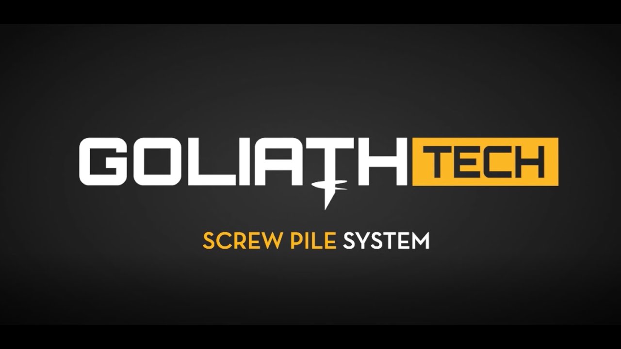 GoliathTech Screw Pile System Intro - YouTube