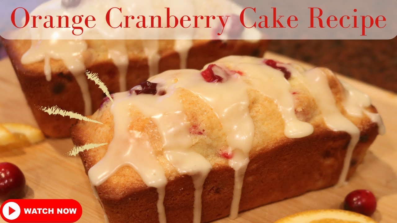 These Orange Cranberry Cake Loaves are Delicious and remind me of ...