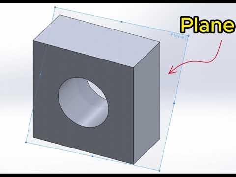 Reference Geometry (Plane) using SolidWorks - YouTube