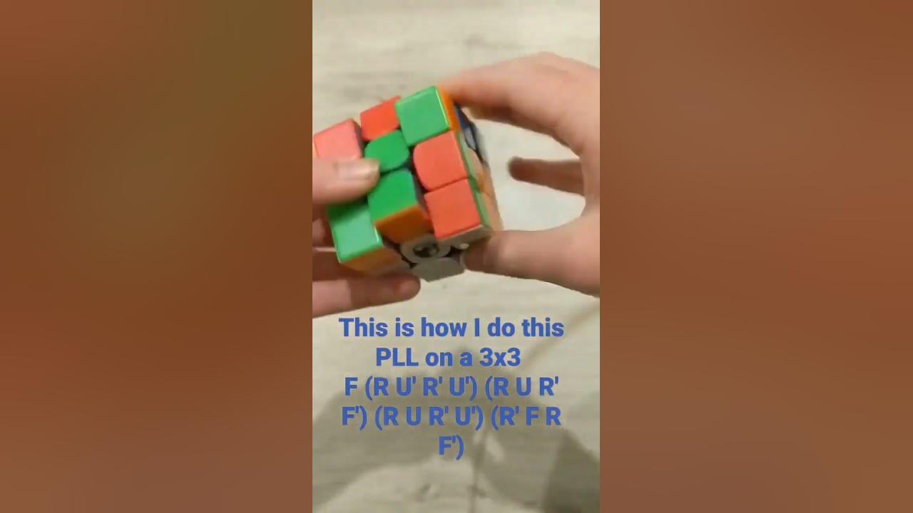 This is how I do this EASY OLL CASE on my 3x3 Rubik's Cube #rubikscube ...