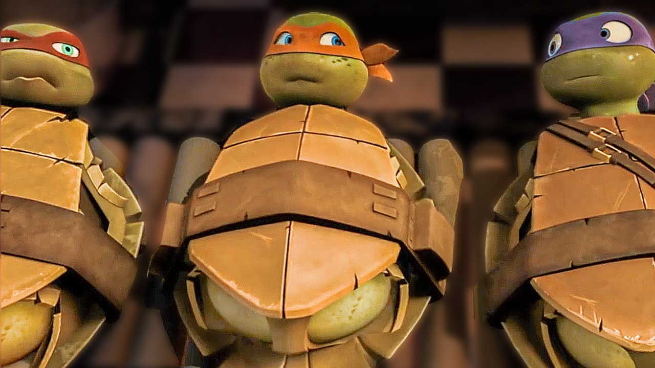 Weak turtles get bullied by dream beavers - #tmnt - YouTube