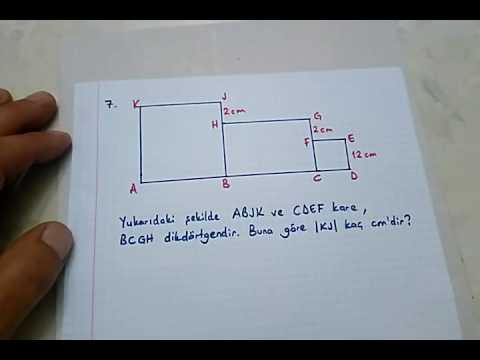 4.sınıf matematik Üçgen,kare ve dikdörtgen problemleri #Bulbulogretmen