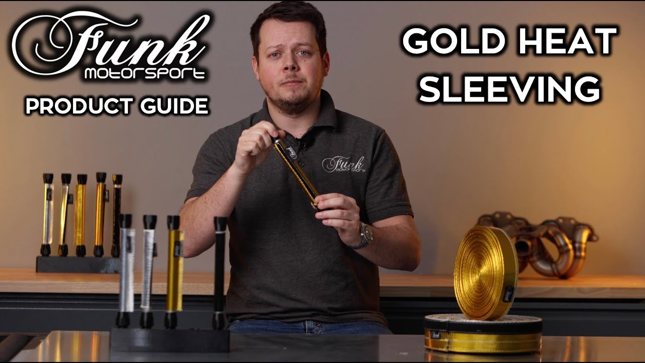 Funk Motorsport Product Guide: Gold Reflective Heat Sleeving - YouTube